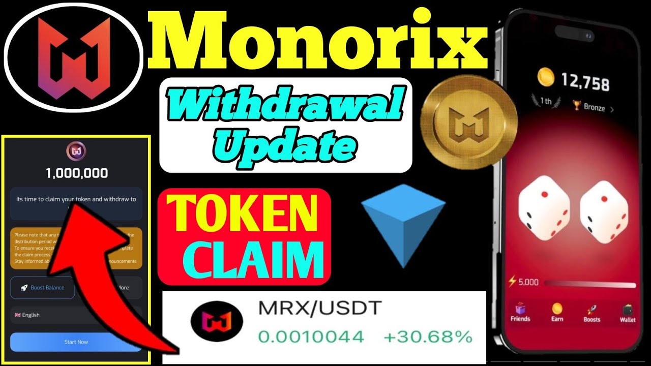 Monorix Withdraw Update | monorix withdraw ton fees update | monorix ...