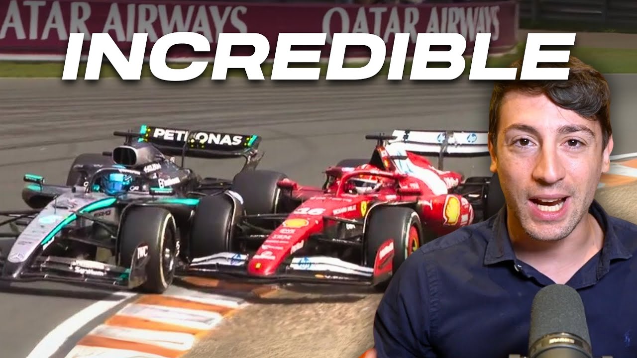 Double Ferrari DNF and Leclerc’s insane overtake - YouTube