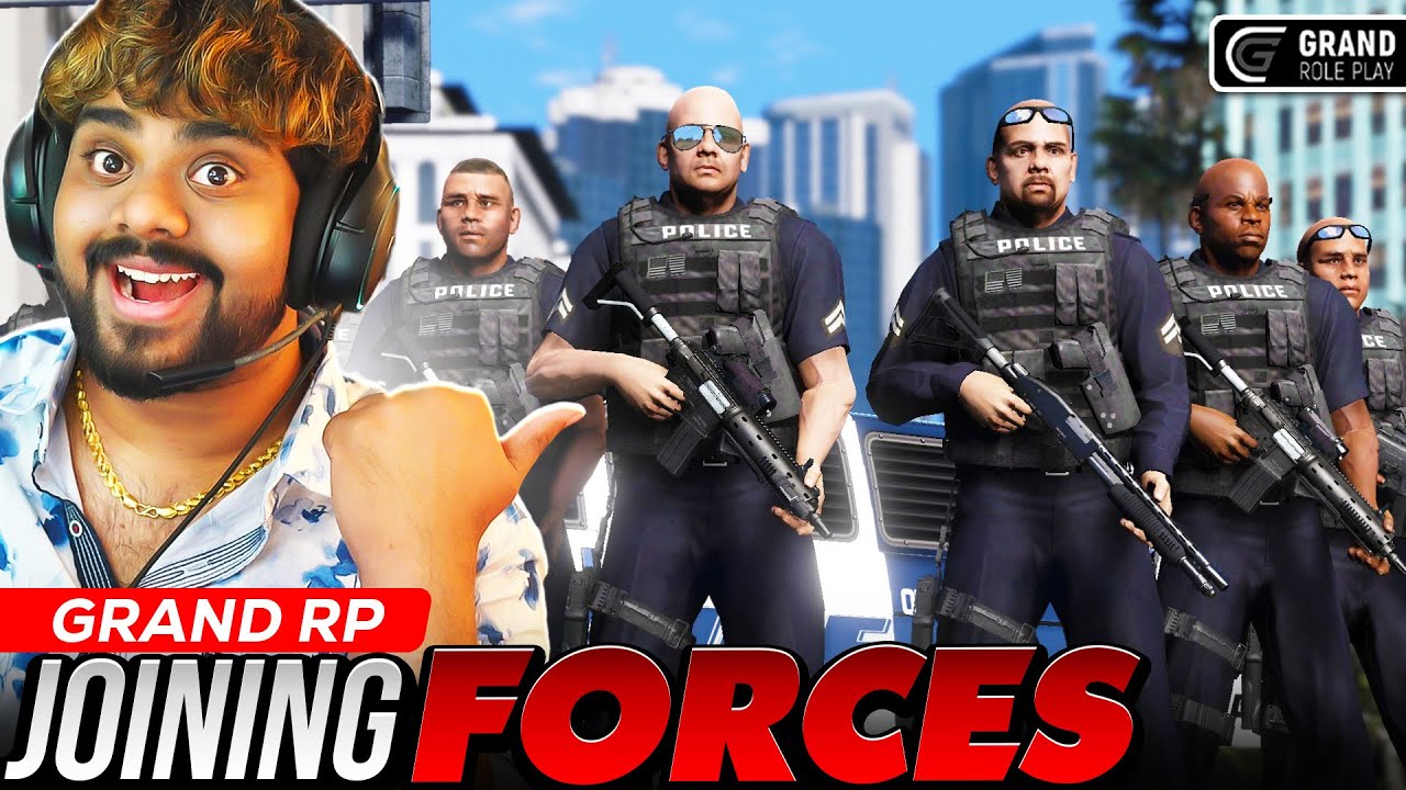 I Became Police But I can't use my name 😒 In Gta 5 RP GRAND RP - YouTube