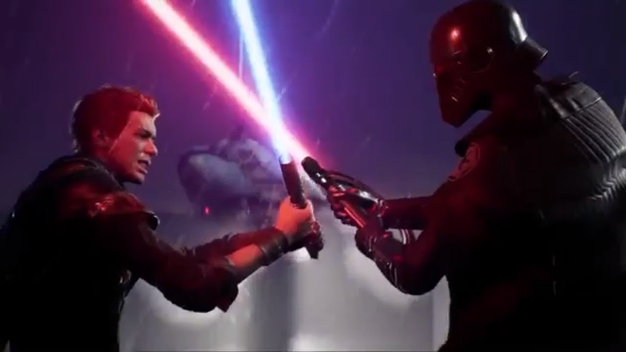 my first boss fight and I almost lost (star wars jedi the fallen order ...