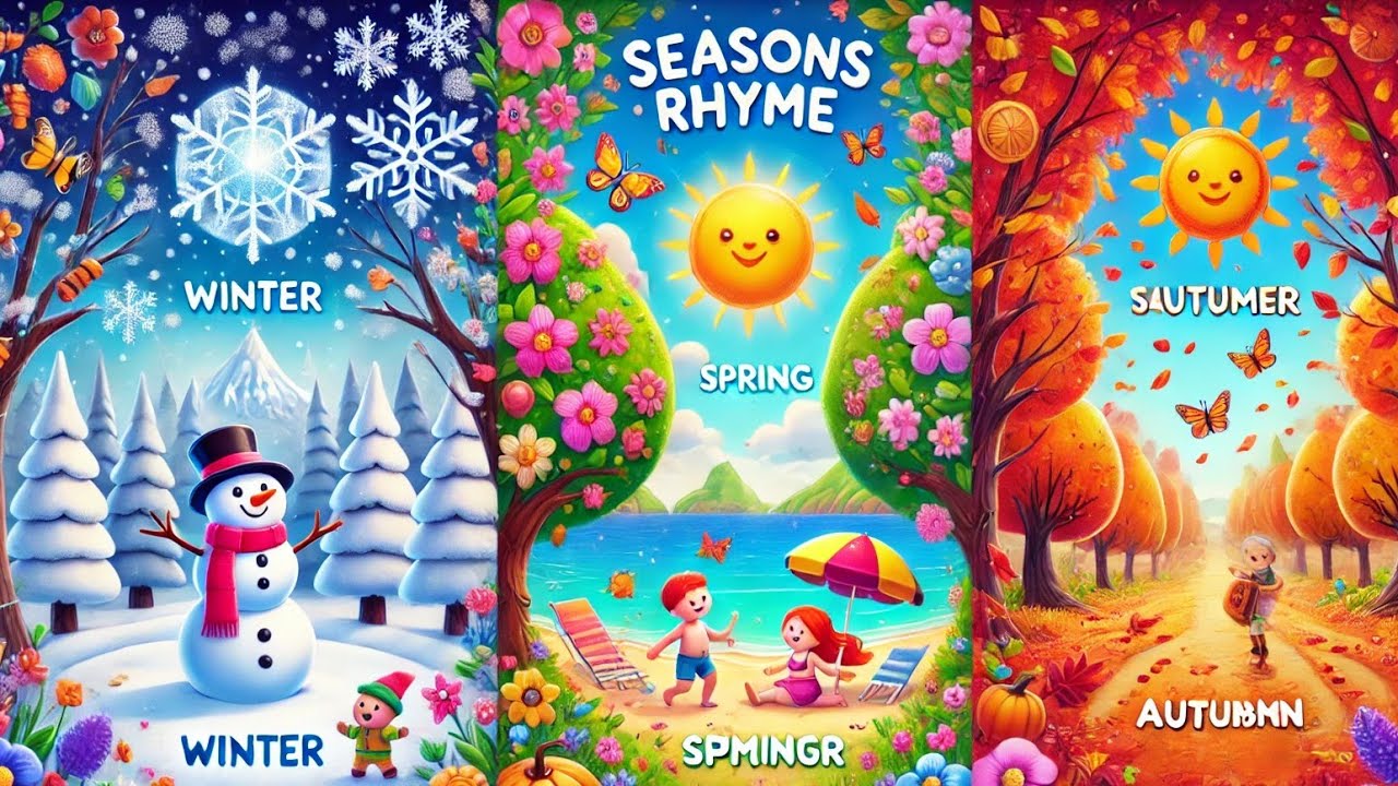 "Seasons Rhyme | A Magical Journey Through Winter, Spring, Summer, and ...