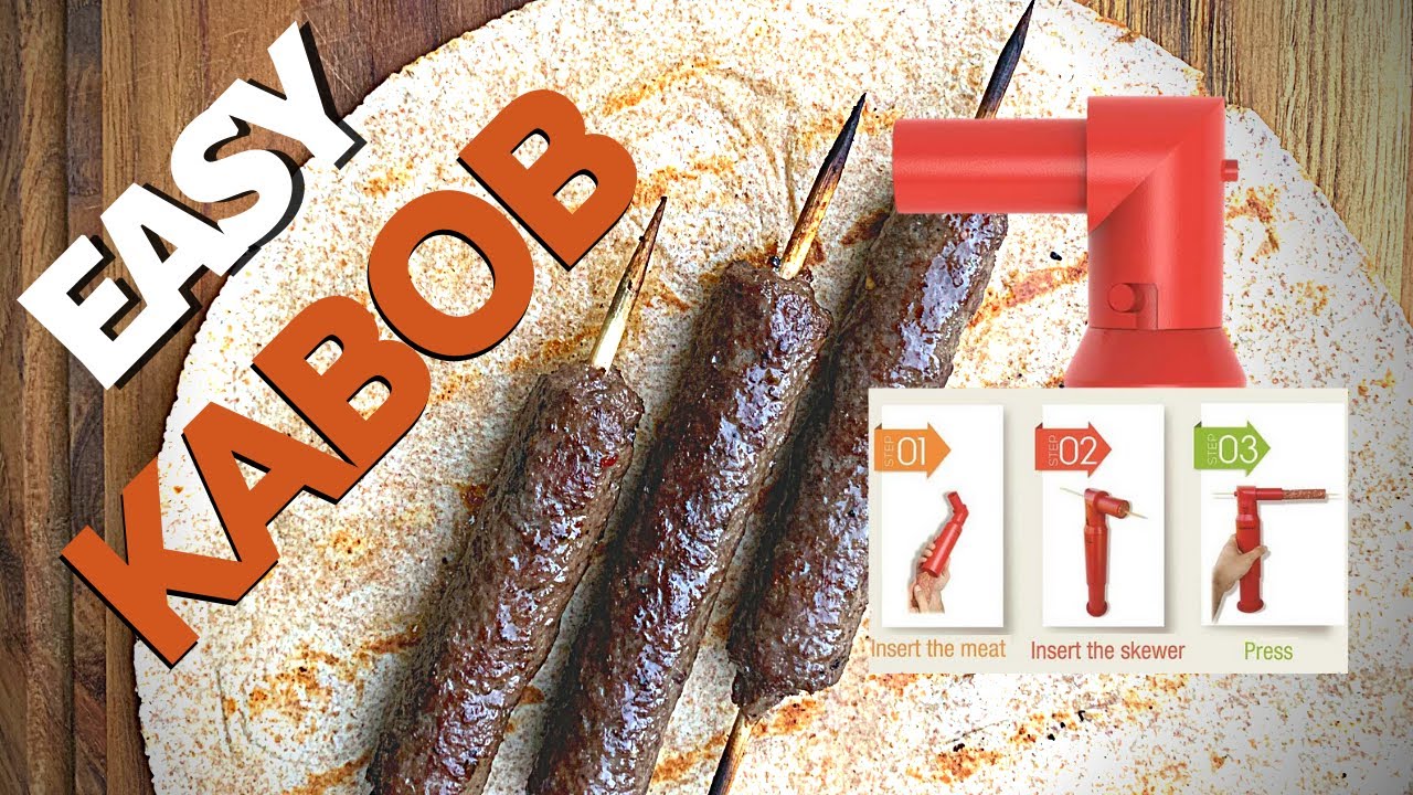 Easy Kebab with Easy Kabob Maker | Kebabs in 15 minutes - YouTube