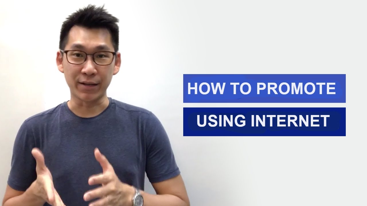 How To Promote By Using The Internet - YouTube