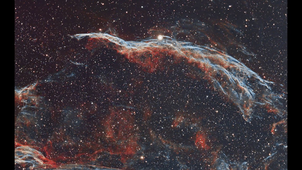 Western veil nebula OSC processing as Narrowband in Pixinsight - YouTube