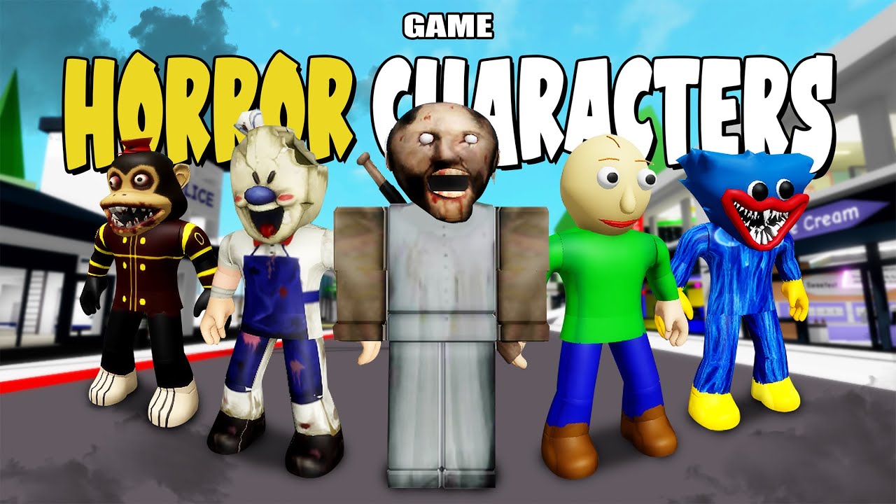 Aku Membuat HORROR GAME CHARACTERS Di brookhaven W/codes - Roblox - YouTube