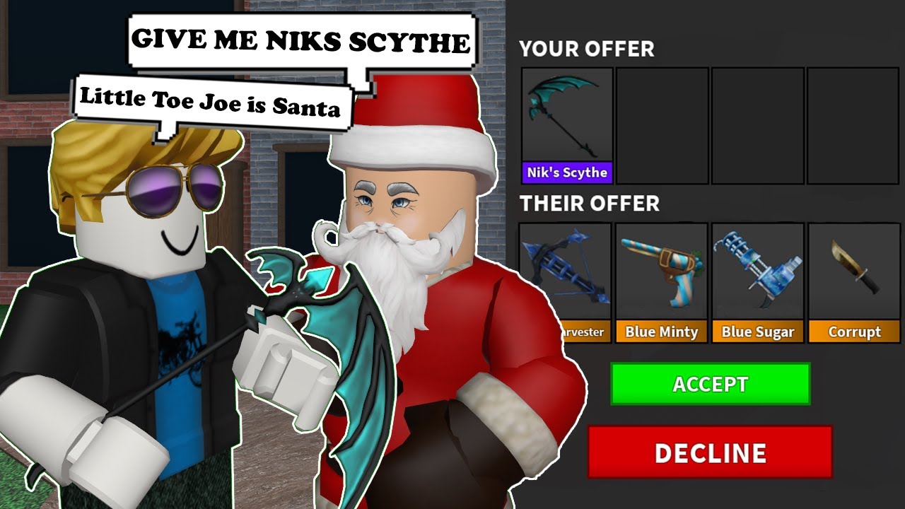 Trolling with the OWNERS KNIFE (MM2) - YouTube