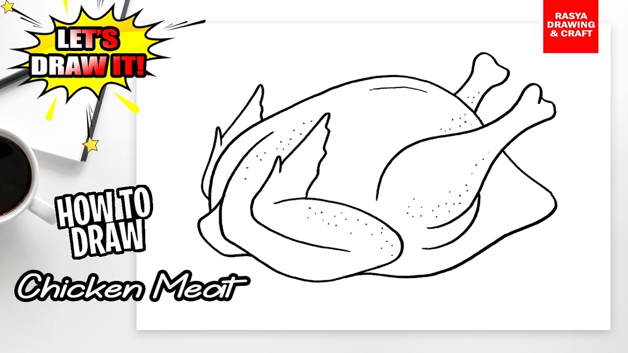 Chicken Meat Drawing