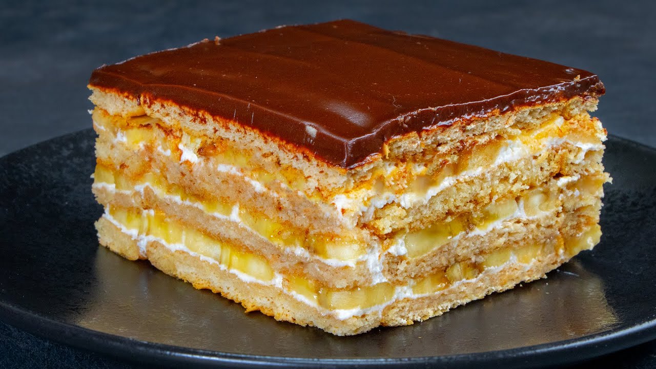 No baking cake from simple ingredients - recipe for housewives who are ...