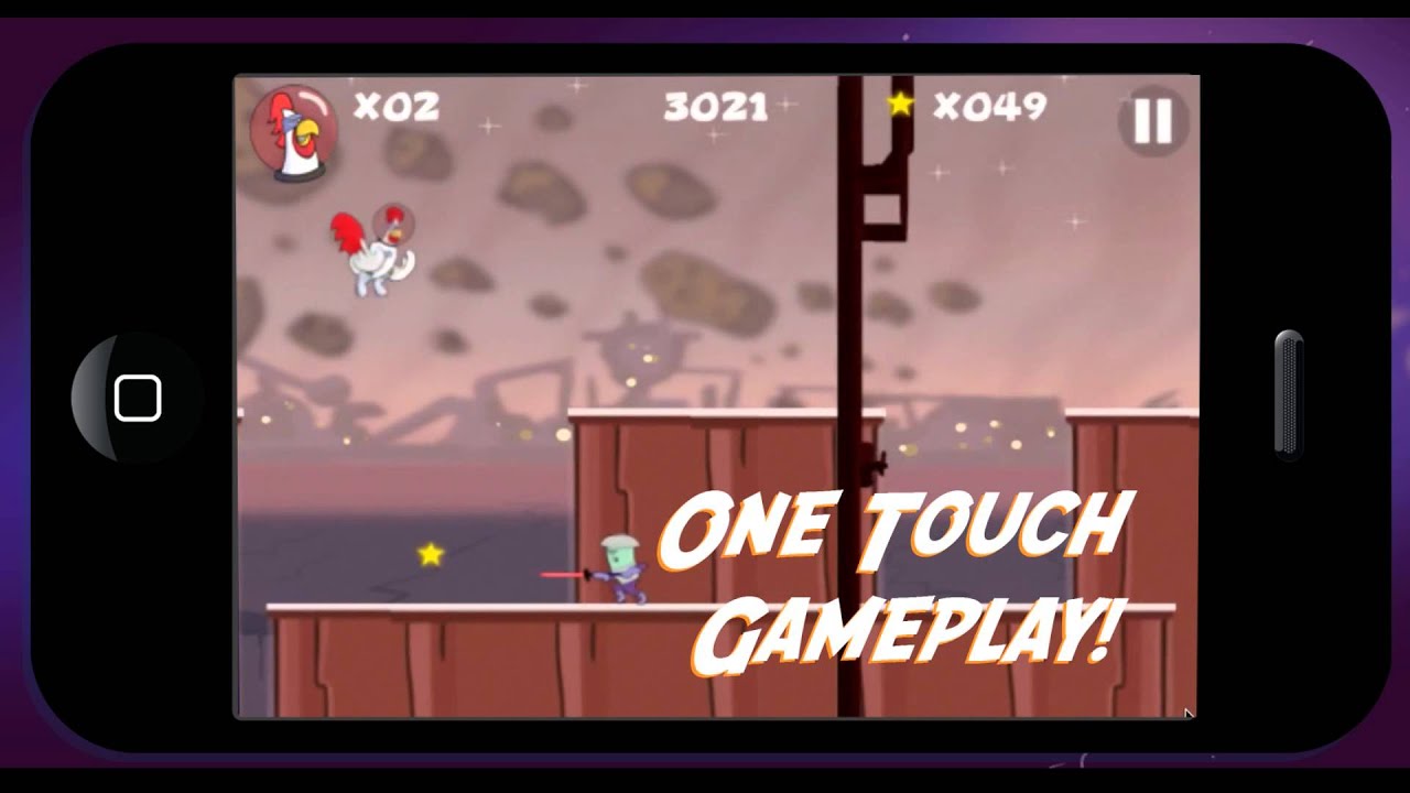 Commander Cluck IOS Game Trailer - YouTube