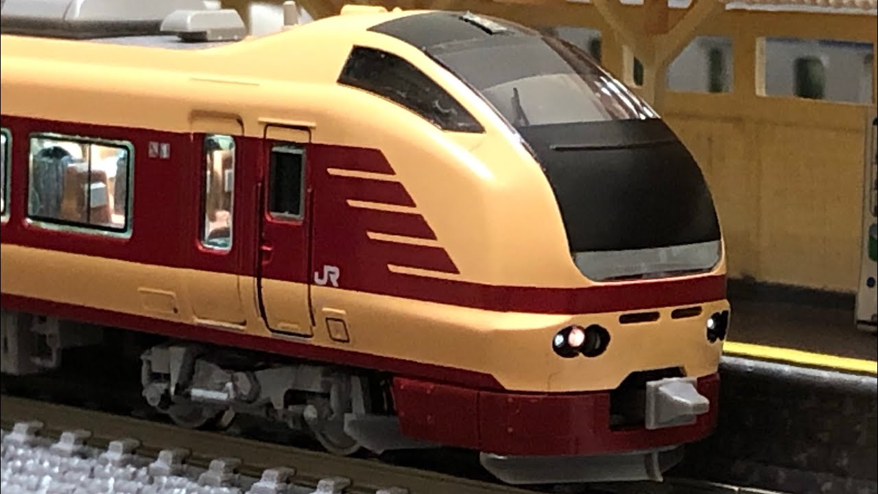 グリーンマックス E653系1000番台国鉄特急色 ディテールアップ - YouTube
