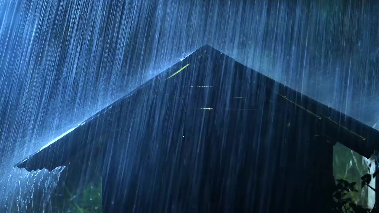 Rain on Roof | You Will Quickly Fall Asleep with Strong Rains and ...
