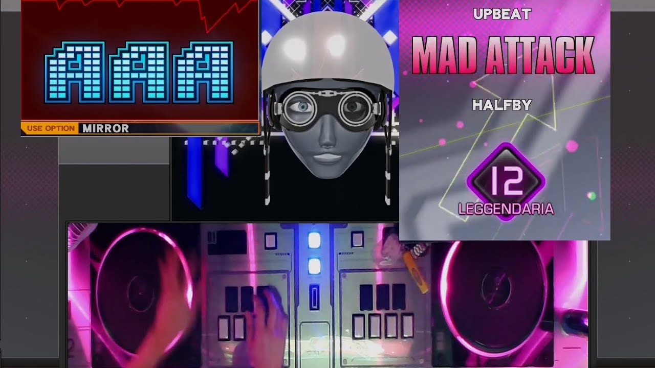 [beatmania IIDX 21 SPADA] MAD ATTACK (SPL) MIRROR AAA - YouTube