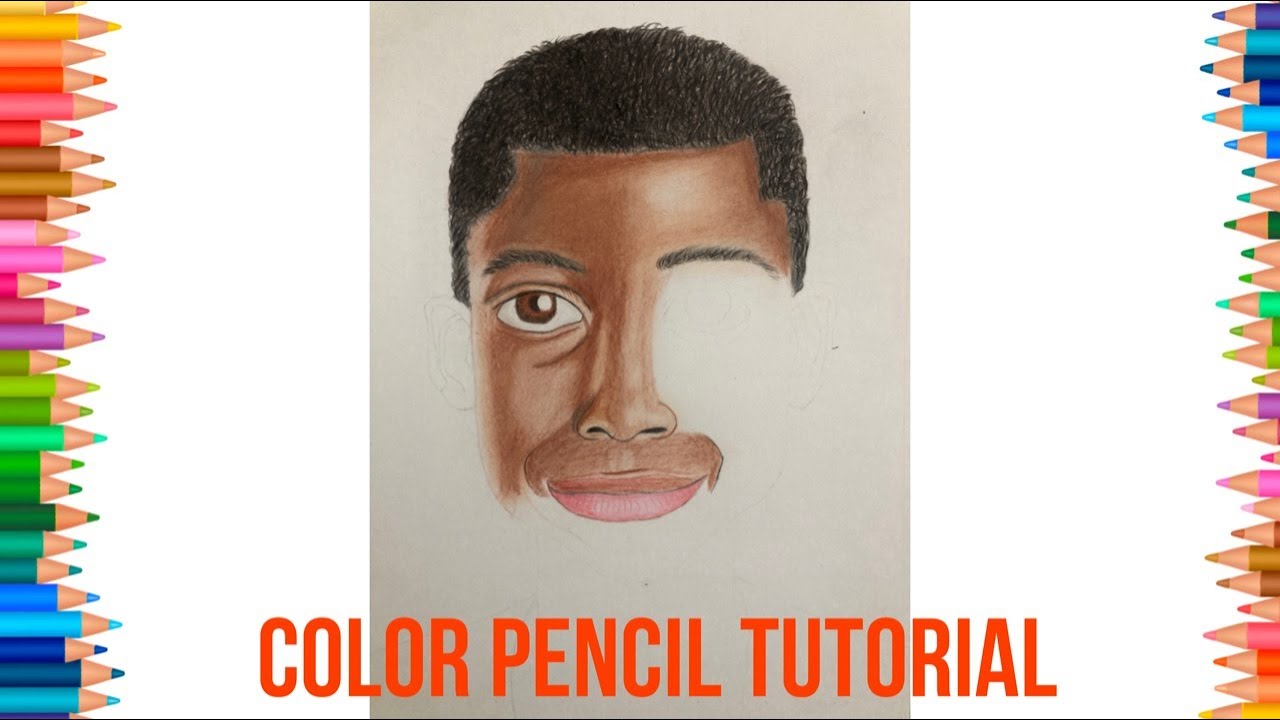 Creating a Color Pencil Sketch.Step-by-Step guide forBeginners. color ...