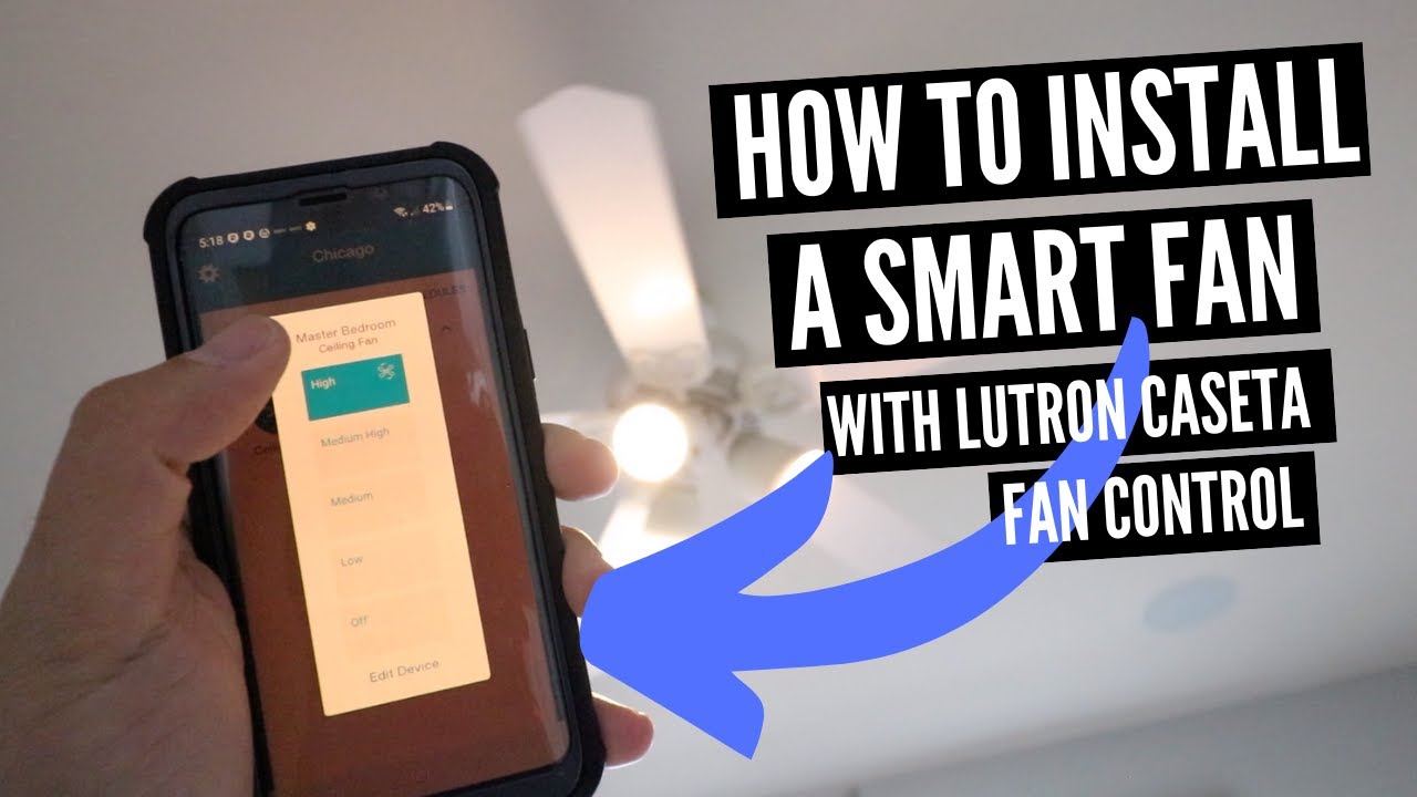 Lutron Caseta Ceiling Fan Control | Shelly Lighting