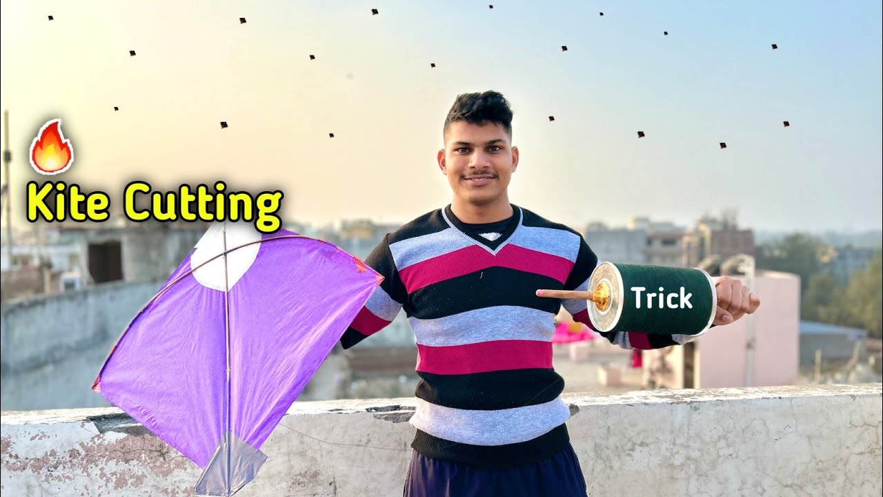 Kite Cutting with Easy Trick | Kite Flying | Best Manjha | - YouTube