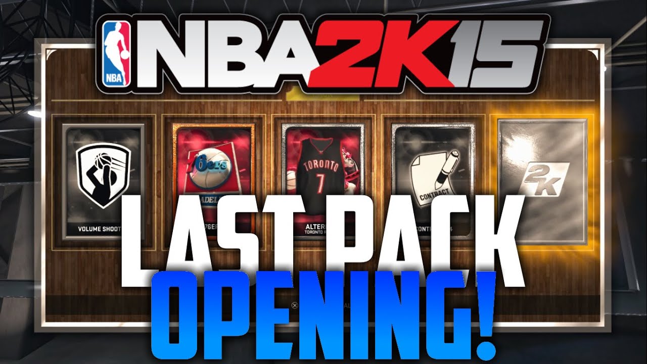 NBA 2K15 LAST PACK OPENING! - YouTube