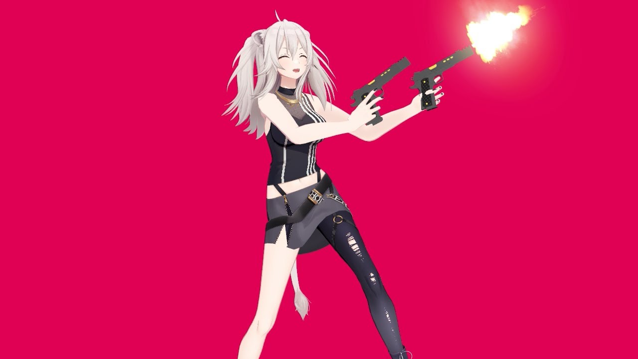 Ievan Polkka but Shishiro Botan loves Guns【MMD Hololive】 - YouTube