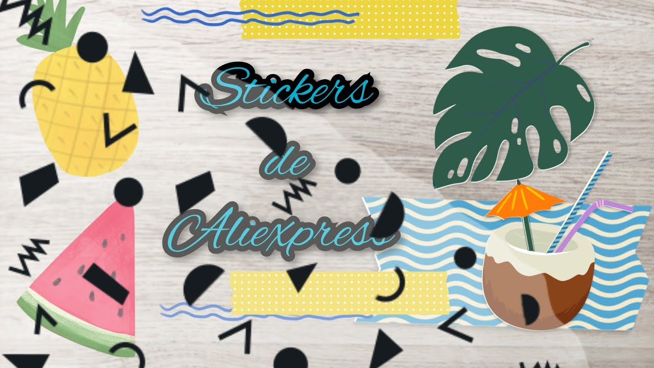 🛍️🎨Haul de Stickers de Aliexpress 📚 - YouTube