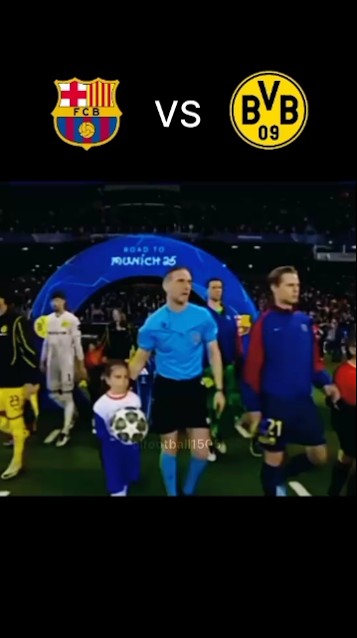 Barcelona vs Borussia Dortmund UCL 2025 #viralvideo #football # ...