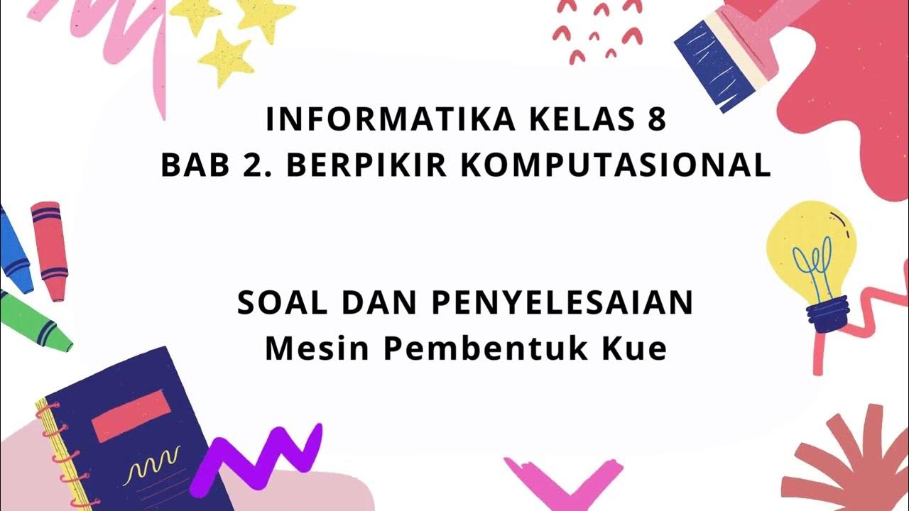 INFORMATIKA KELAS 8 BAB 2 BERPIKIR KOMPUTASIONAL, SOAL DAN PENYELESAIAN ...