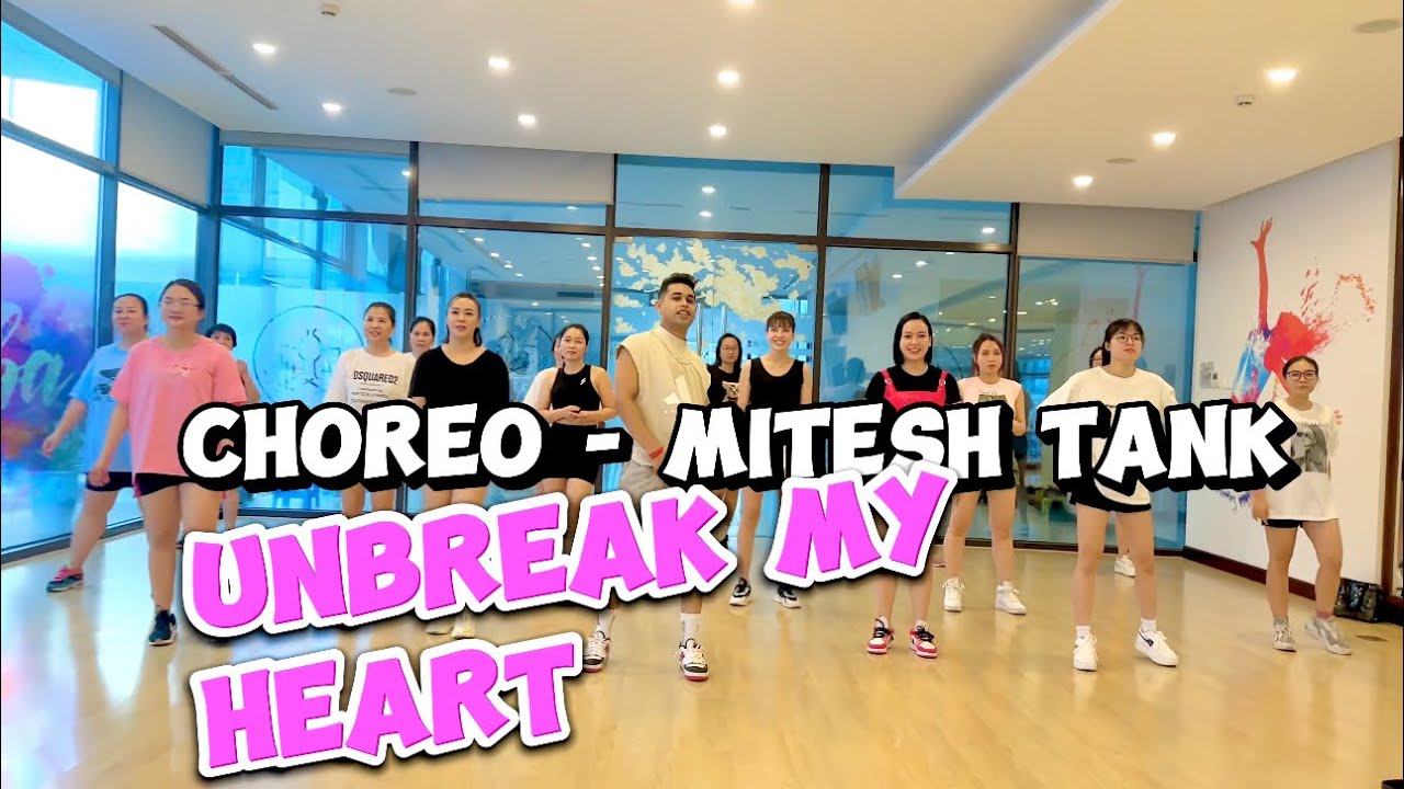 UNBREAK MY HEART - Jazzy K | zumba | pop | Choreo - Mitesh Tank - YouTube