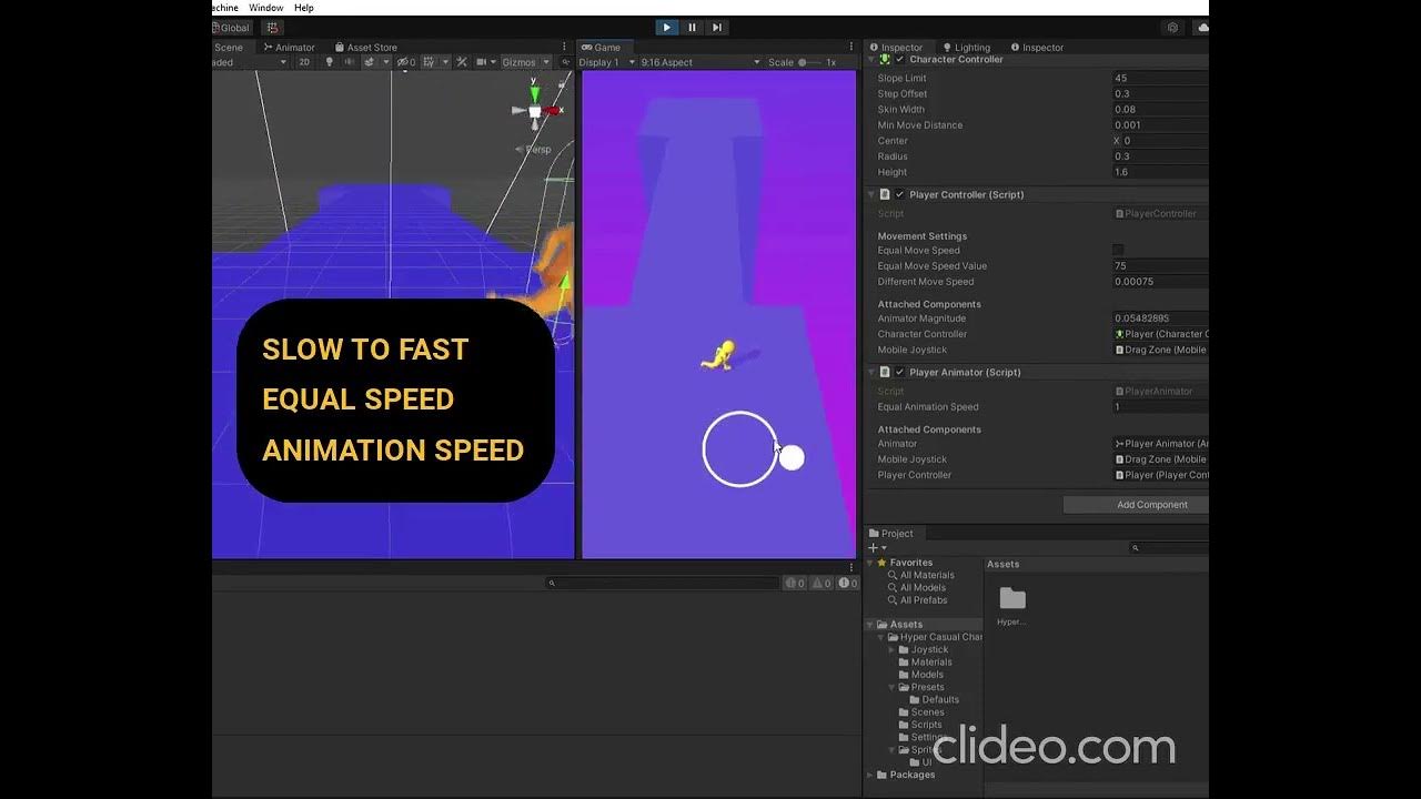 Easy Hyper Casual Character with Mobile Joystick Unity - YouTube