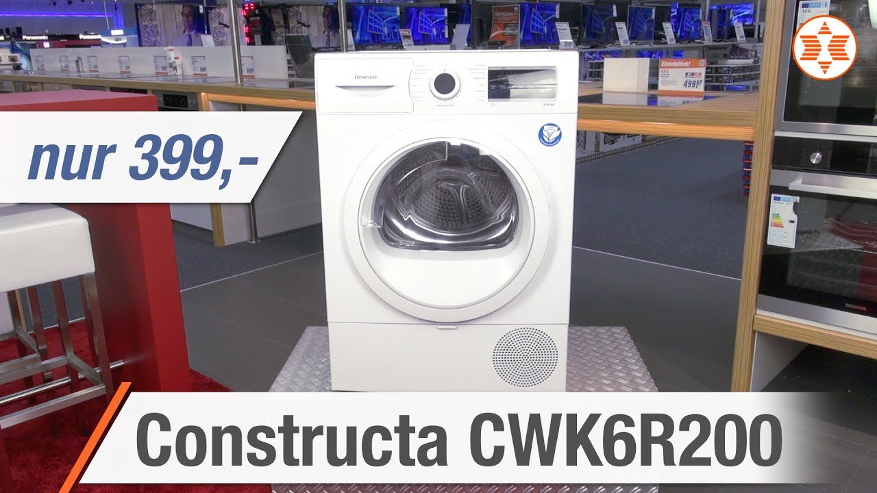Constructa Trockner CWK6R200 für nur 399 Euro - Die TOP FEATURES │ Angebot der Woche - YouTube