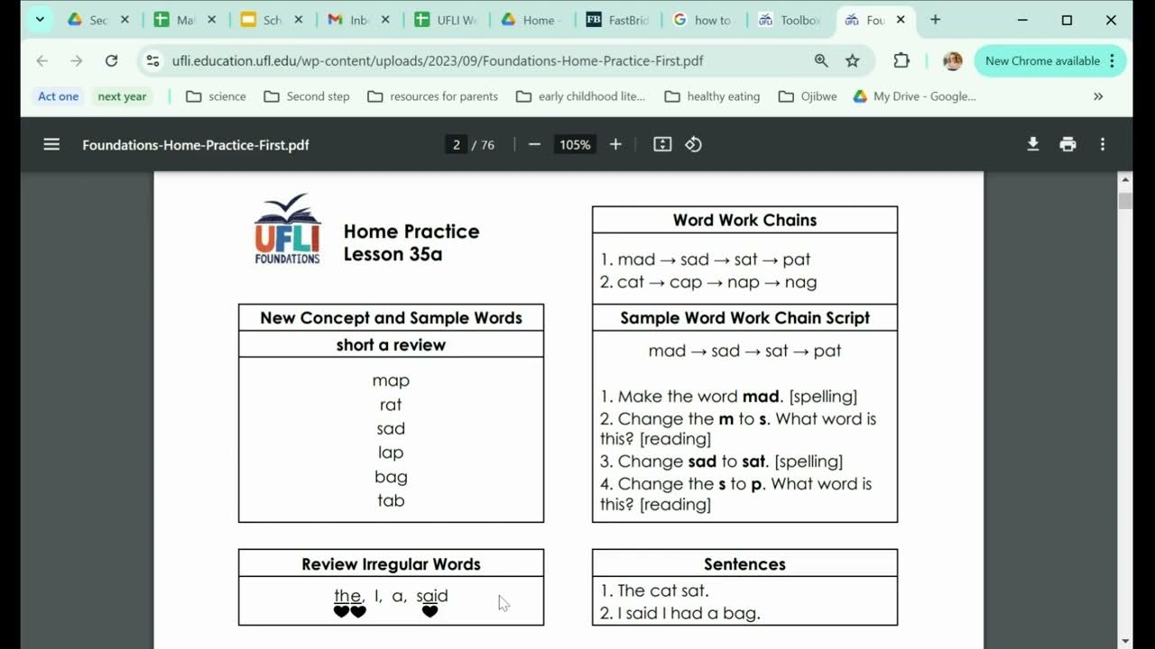 UFLI homework tutorial - YouTube