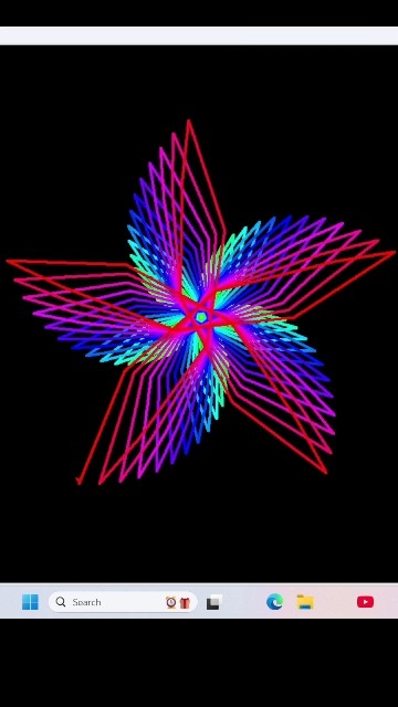 Create cool design using python now! #coding #viralshort #python # ...