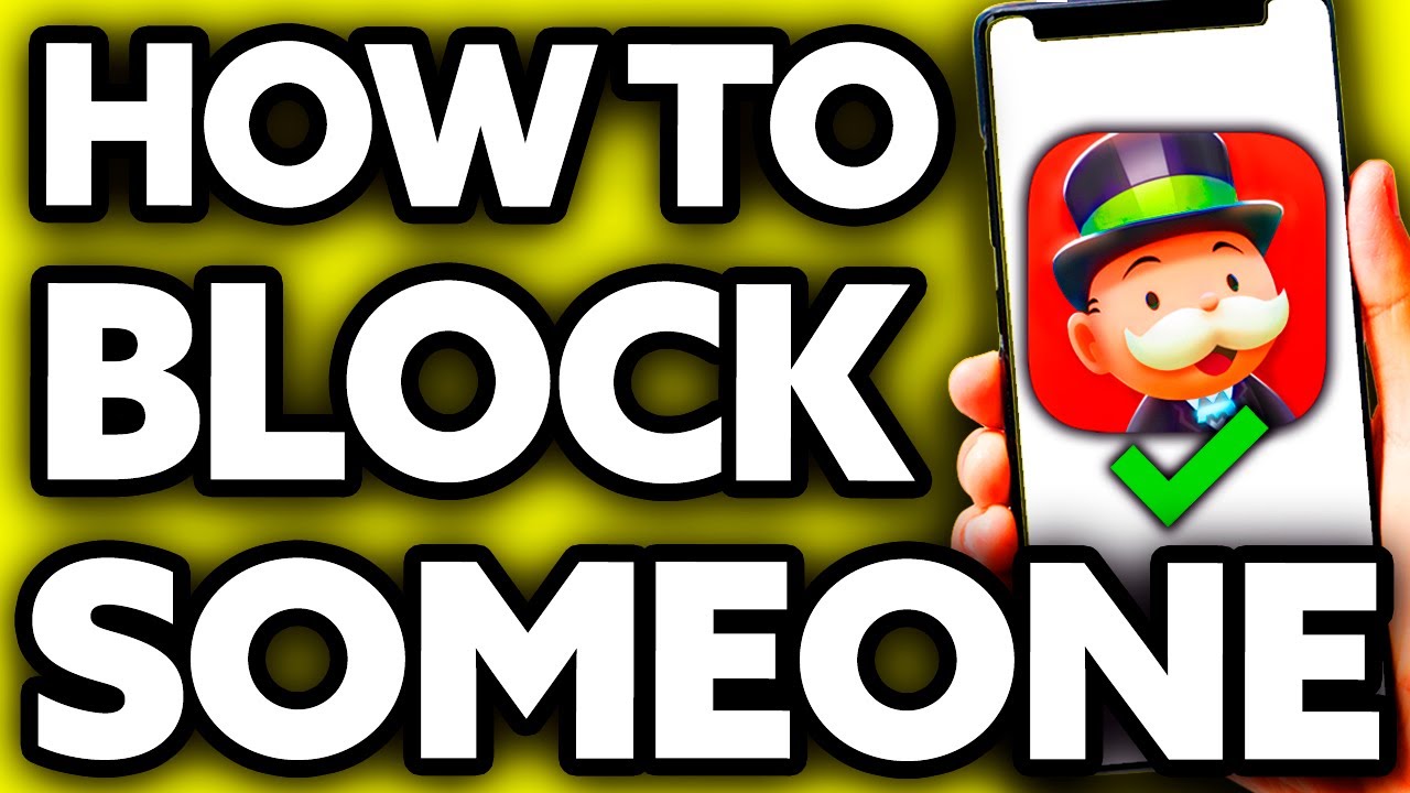 How To Block Someone on Monopoly GO (EASY!) - YouTube