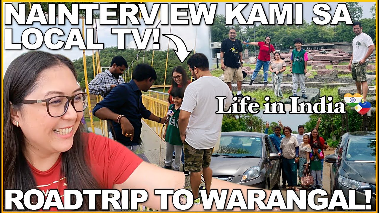 LIFE in INDIA: NAINTERVIEW KAMI SA LOCAL TV! ROADTRIP TO WARANGAL ...