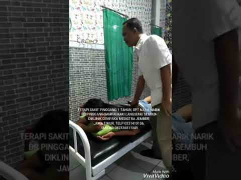 Tempat terapi sakit pinggang, syaraf kejepit, kecetit, HNP sembuh dijember jawa timur