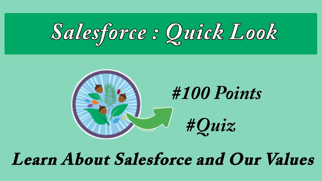 Salesforce Values Quick Look Learn How Salesforce Values Drive A