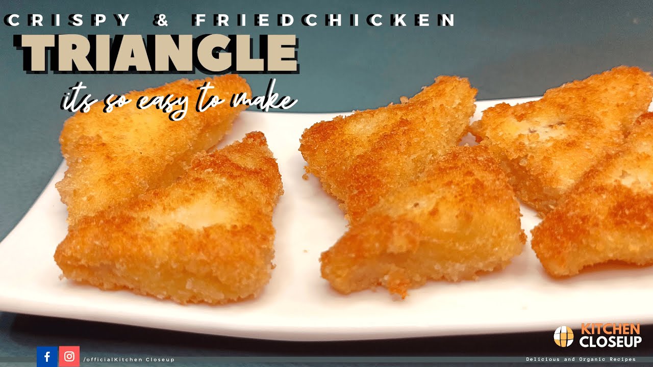 Crispy Fried Chicken Triangle Recipe|How To Make CrispyFriedChicken ...
