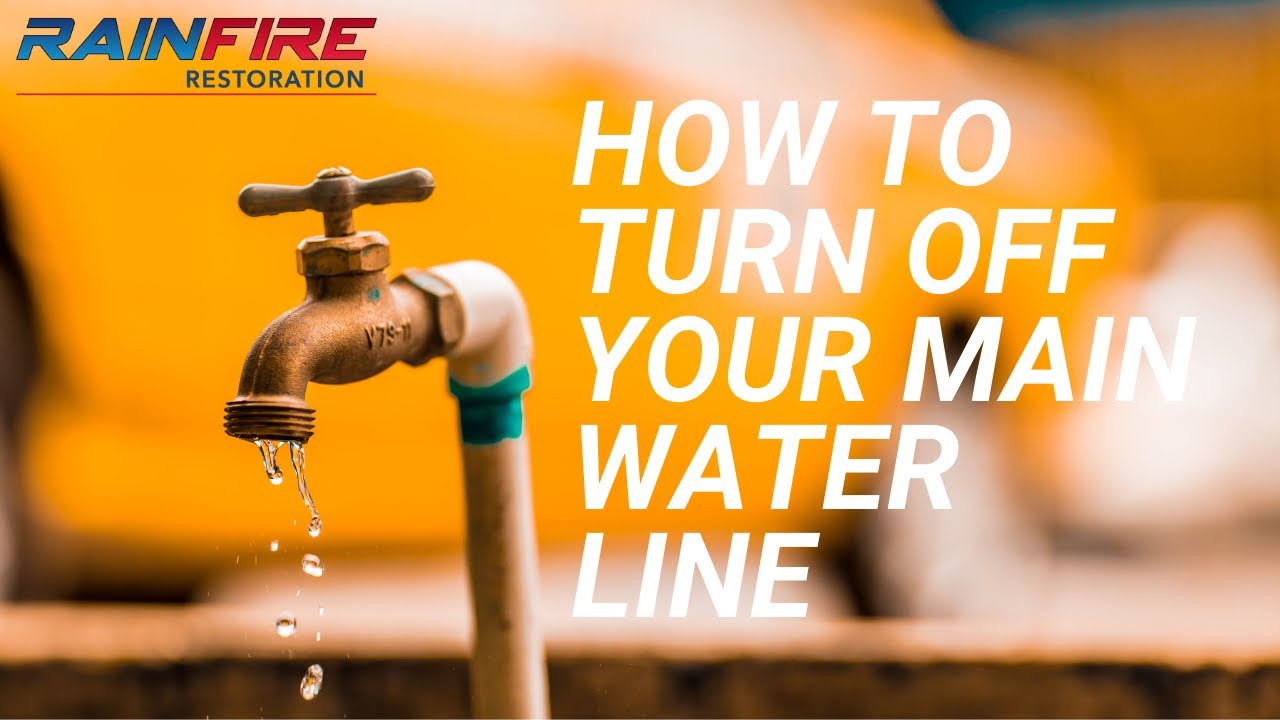 How To Turn Off Your Main Water Line | Prevent Winter Flooding - YouTube