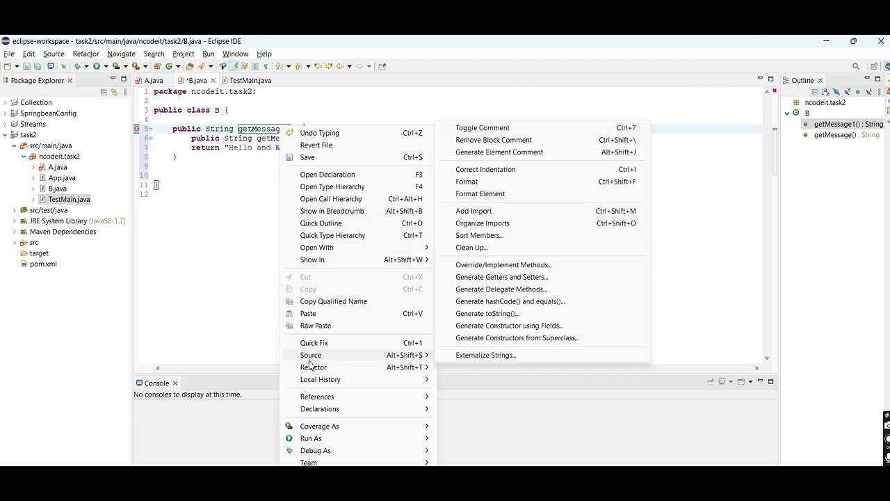Task2: Make the necessary changes to make the below code run,add ...