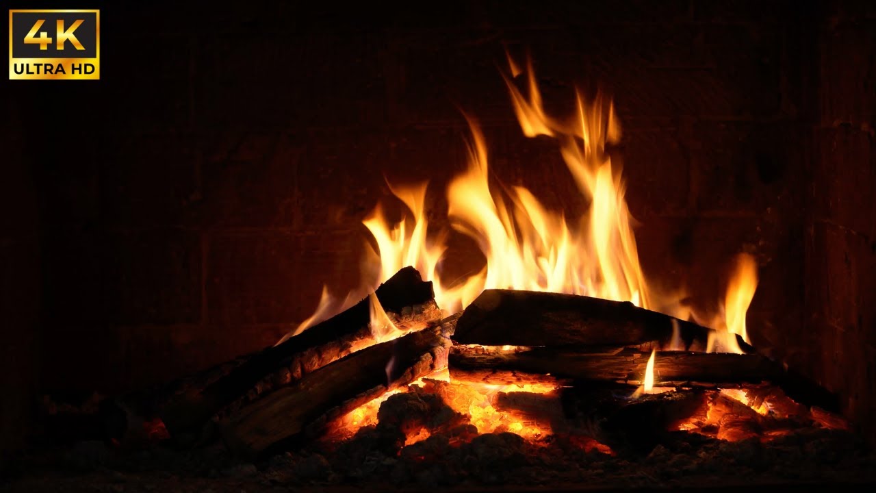 Ultimate 4K Fireplace Ambience 🔥 | Relaxing Fire Sounds for Calm Nights ...