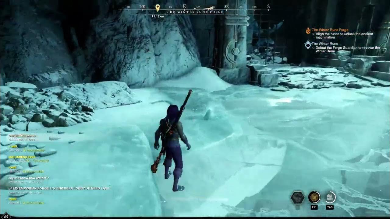 NEW WORLD The Winter Rune Forge Glyphs Mechanics - YouTube