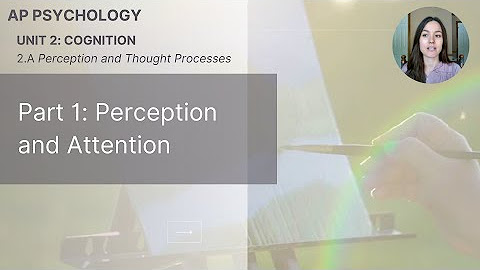 AP Psych: Unit 2 - Cognition - YouTube