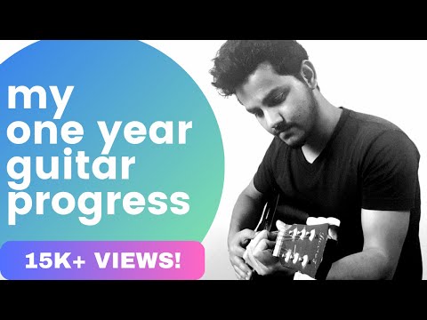 My One Year Guitar Progress (Via YouTube Videos) | Self taught for 365 days