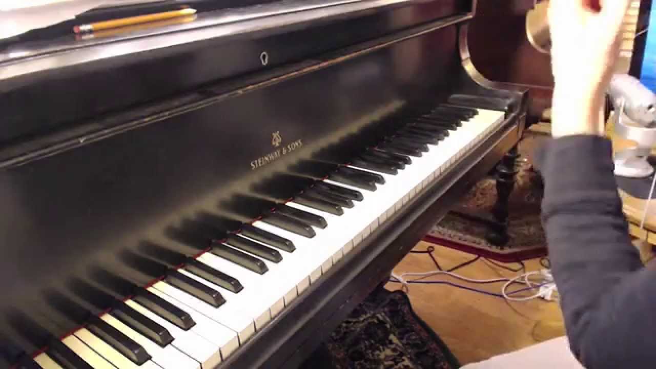 Piano Technique: Wrist, forearm and finger staccato (C# minor Arpeggio ...