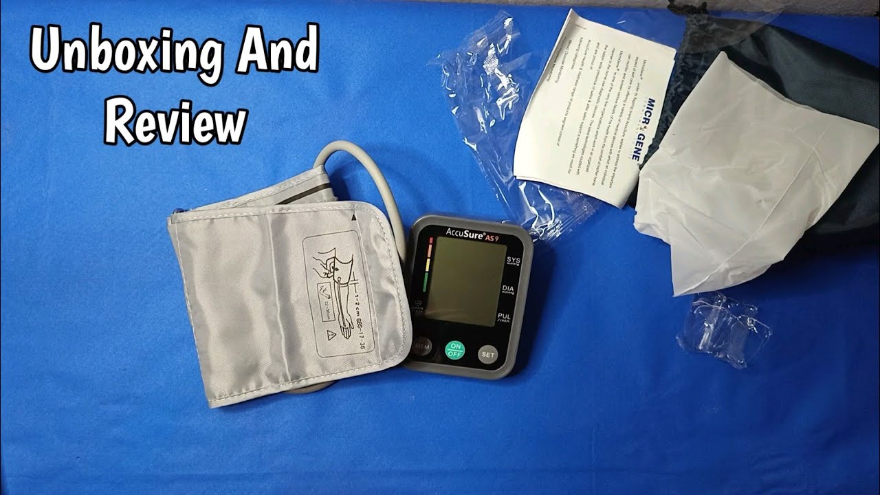 Accusure bp machine Unboxibg And Review|| accusure bp machine how to ...