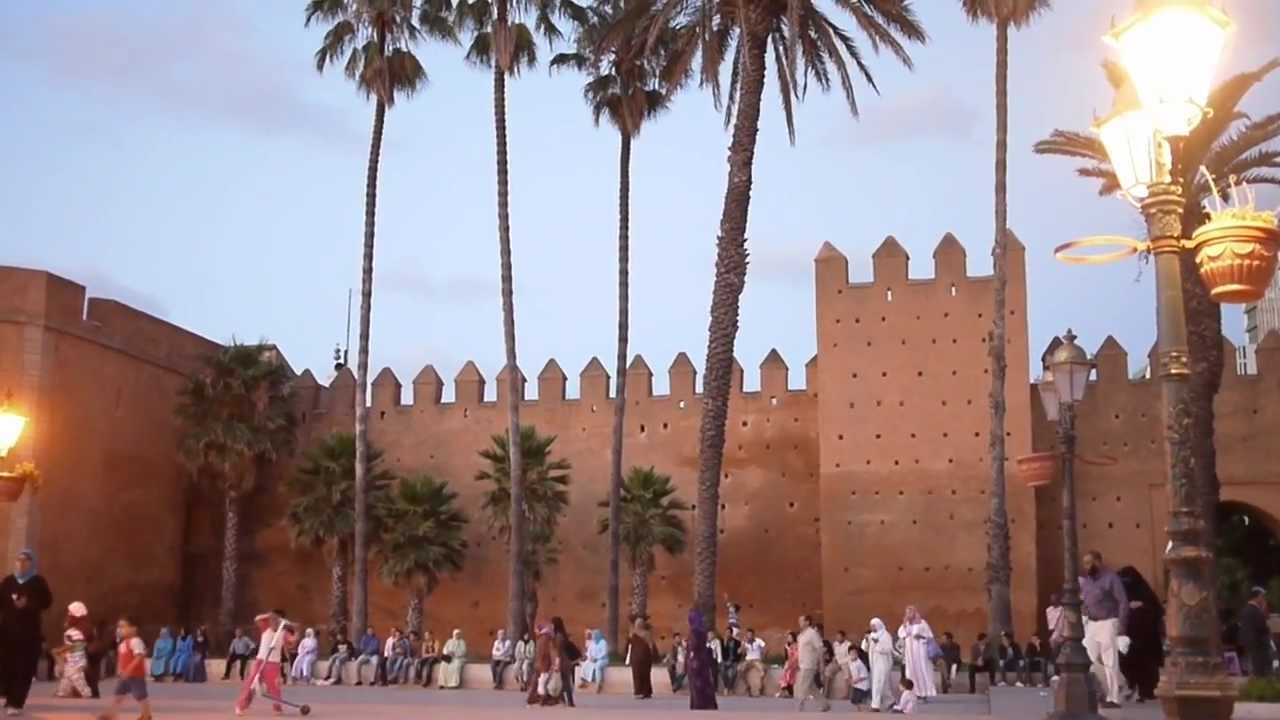 Bab el Had at dusk, Rabat, June 2011 - YouTube