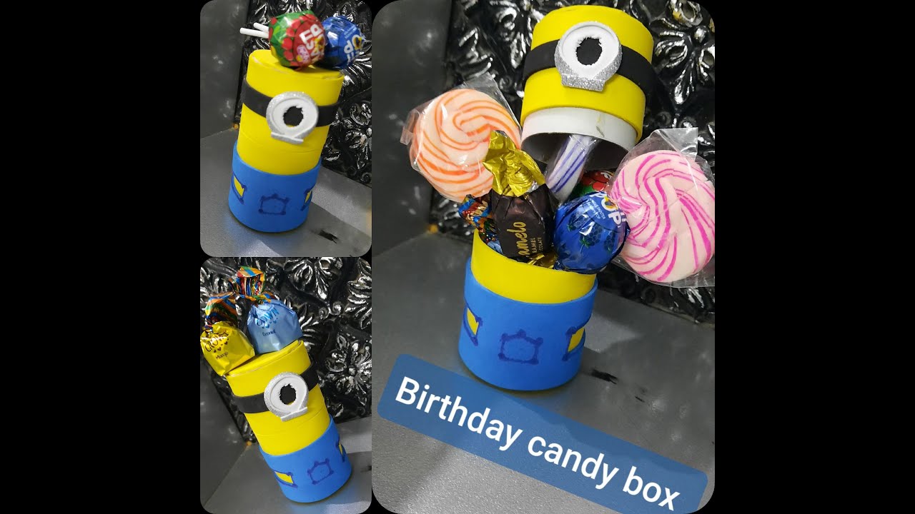 Creative Idea 012 | How to make Minions Candy Box | By Creative Arts ...
