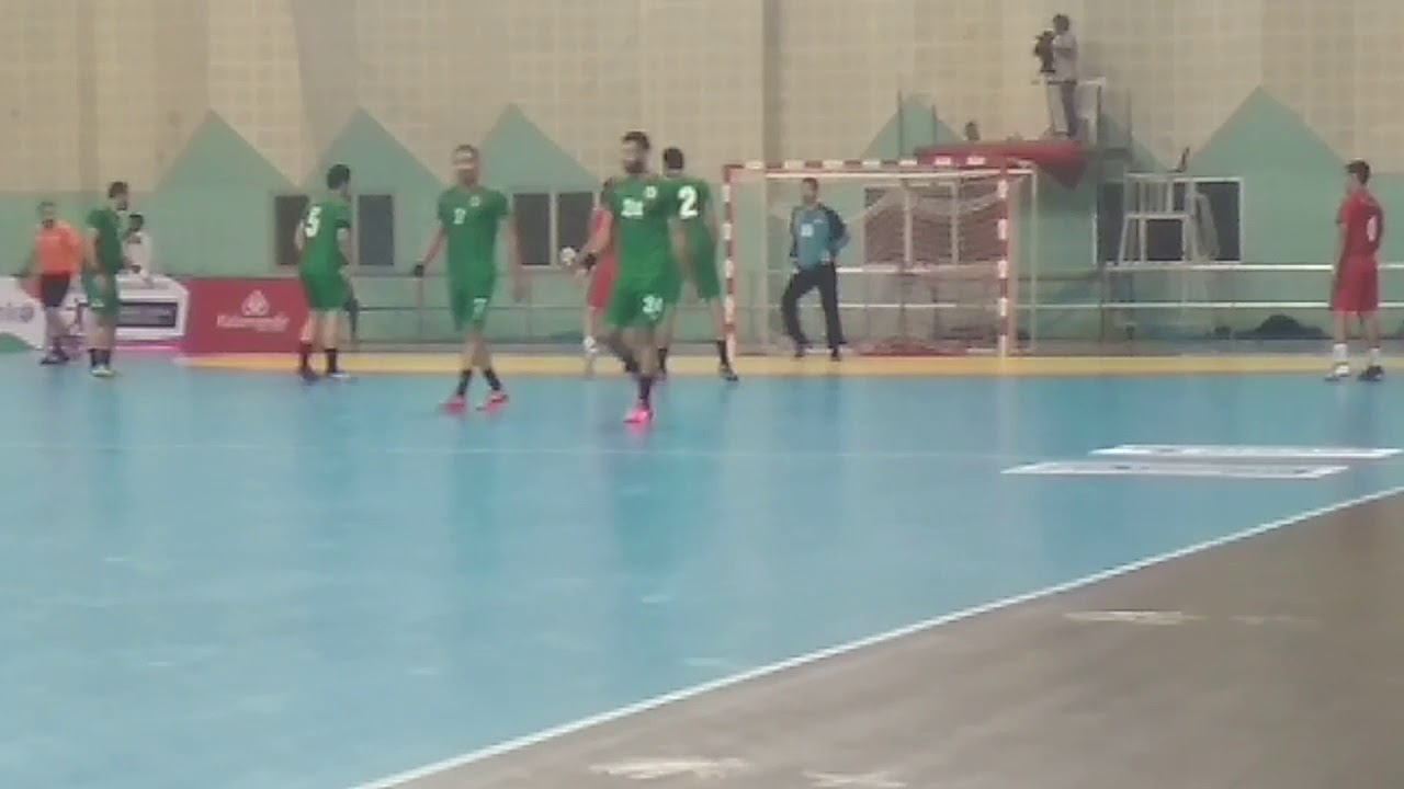 Handball Best penalty save in Asian men's club - YouTube