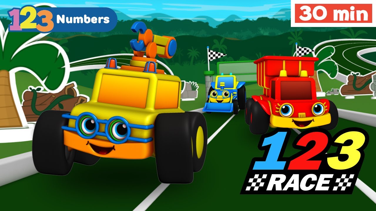 123 RACE Learn Numbers For Kids Numbers Song Counting 1 To 10 123 RACE Learn Numbers For Kids Numbers Song Counting 1 To 10