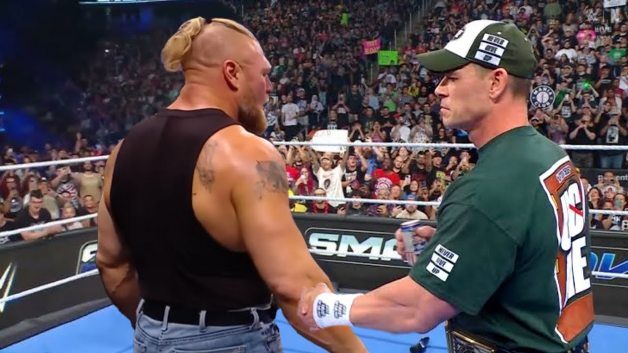 Brock Lesnar Returns To WWE Smackdown & ATTACKS JOHN CENA – All ...