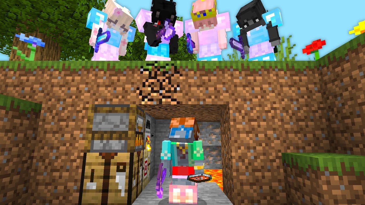 Minecraft Speedrunner VS 4 Hunters REMATCH - YouTube