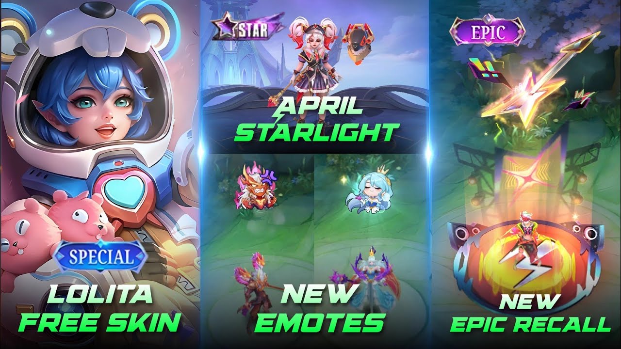 Big Update | Lolita Free Skin, New Epic Recall, Lylia Starlight, New ...