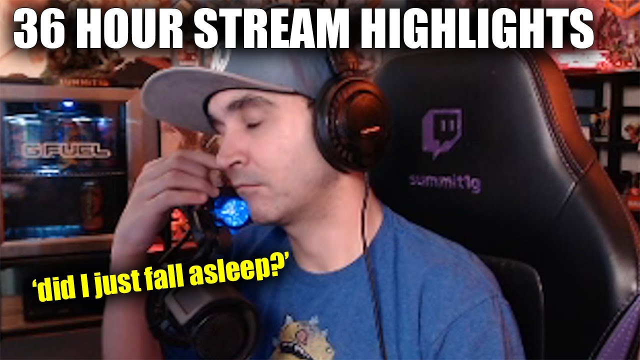 Summit1g 36 HOUR STREAM FUNNIEST MOMENTS (Rage, Sleeping, Funny Moments ...